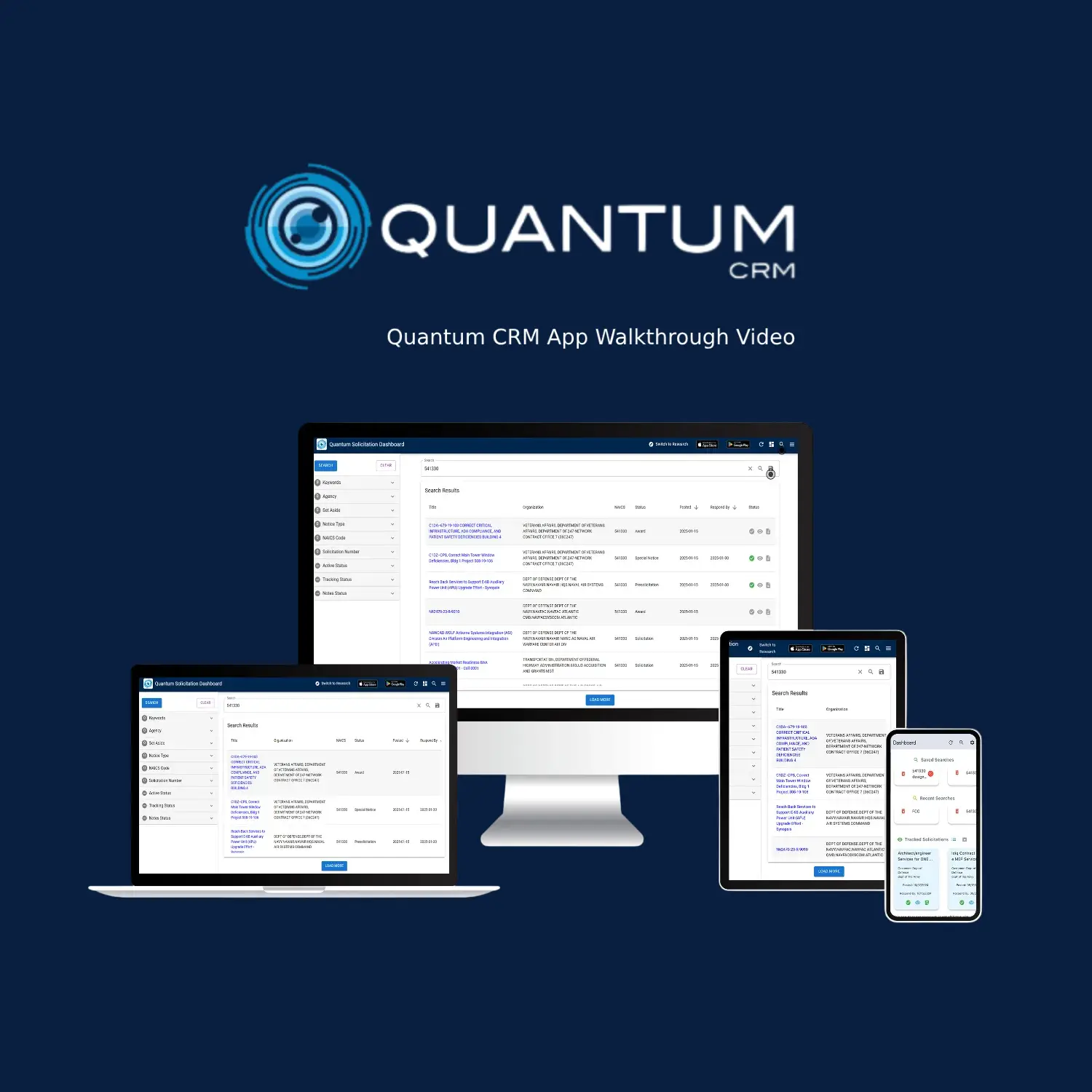 Discover Federal Opportunities Faster with Quantum APP - Quantum